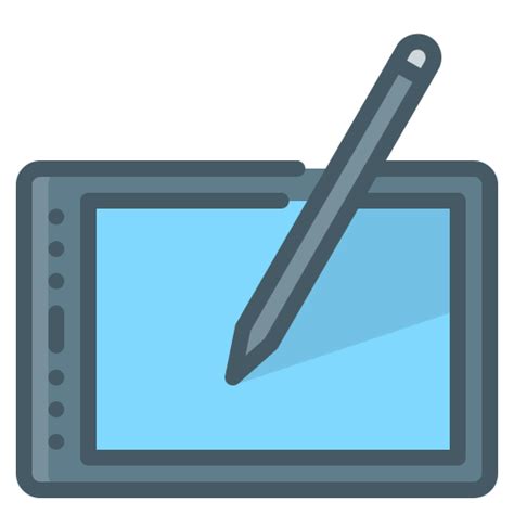 Tablet Screen Generic Outline Color Icon