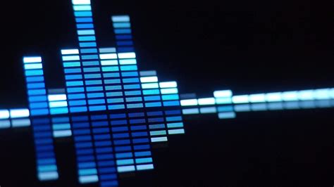 Sound Equalizer Digital Music Or Sound Wave Footage Audio Waveform Sound Equalizer Digital Music Or Sound Wave Footage Audio Waveform