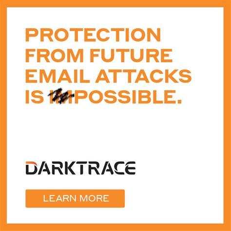 Darktrace On Linkedin Step Into The Future Darktrace Email