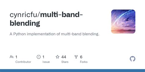 Github Cynricfumulti Band Blending A Python Implementation Of Multi