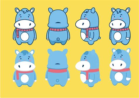 【ai插画02】‭卡通形象设计 31 F05 花花1