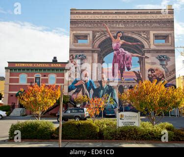 Mural By Duane Flatmo On The Side Of The Arkley Center For The