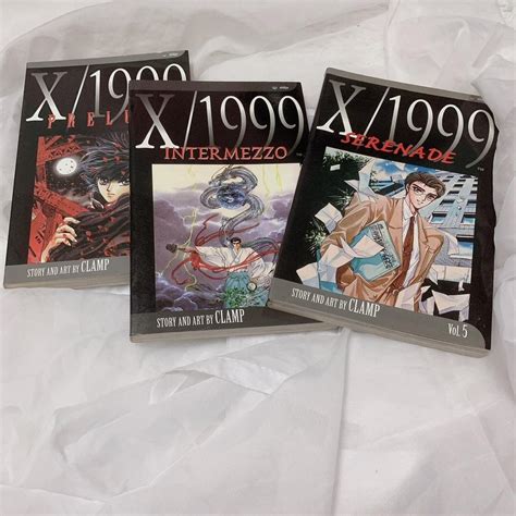 X 1999 Clamp Manga Vol 1 4 And 5 Selling As A Set Depop