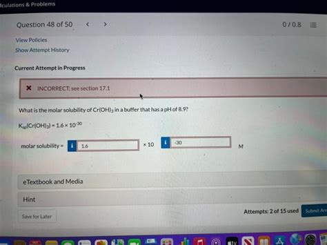 solved current attempt in progress incorrect see section