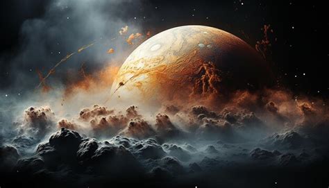 Premium Photo Pluto Planet Photo In Outer Space Captivating View