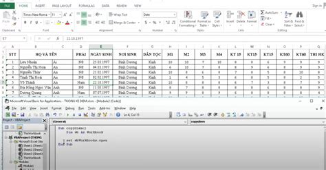 Lấy Dữ Liệu Từ File Excel Khác Bằng Vba