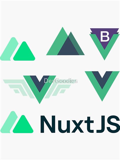 Vuejs Pack Sticker For Sale By Devgoodies Redbubble