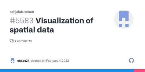 Visualization Of Spatial Data · Issue 5583 · Satijalabseurat · Github