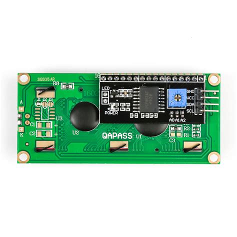 Lcd1602 Iic I2c Lcd Display Module With Blue Backlight Lcd 1602 Adapter