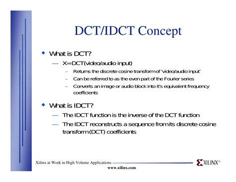 discrete cosine transform
