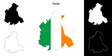 Thurles Outline Map Stock Vector Illustration Of Thurles 379308518