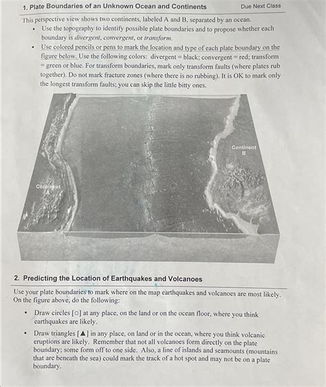 Solved Plate Boundaries Of An Unknown Ocean And