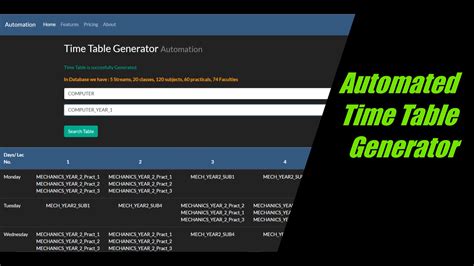 GitHub DharmikJoshi Is Star Automated Time Table Generator Automated Time Table Generator Is