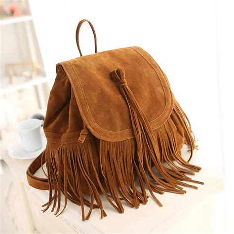 Small Tassel Backpack For Women Fashionable And Functional Shop Now