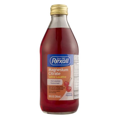 Rexall Magnesium Citrate Saline Laxative Cherry 10 Oz Reviews 2019
