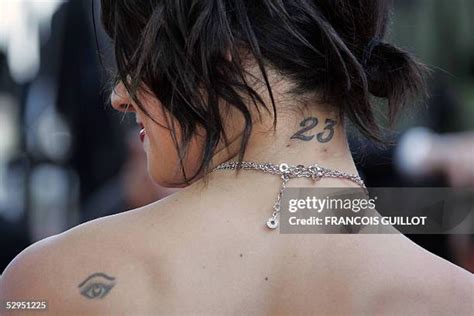 Asia Argento Angel Tattoo