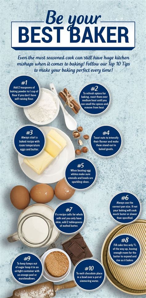 Create Great Baking Recipes Using These Top 10 Baking Tips From The