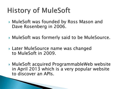 Introduction To Mule Soft Ppt