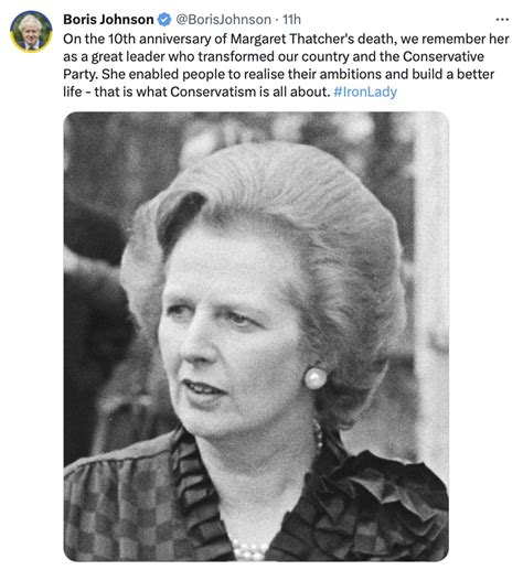 Alex Taylor On Twitter True Thatcher Enabled Me To Build A Better