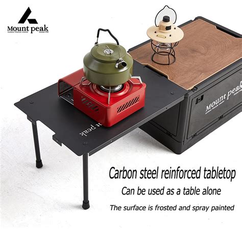 Mountpeak Multifunctional Wooden Lid Storage Box Side Table Foldable Wooden Lid Storage Box Side