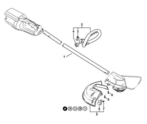 Stihl Fsa Drive Tube Assembly Loop Handle Lawn Turfcare Machinery Parts