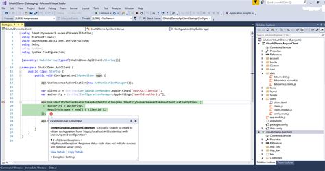 C How To Solve Open Id Configuration Error With Identity Server Stack Overflow
