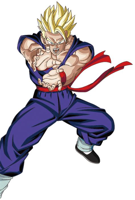 Adult Son Gohan Ssj Render 6 Dokkan Battle By Maxiuchiha22 On Deviantart