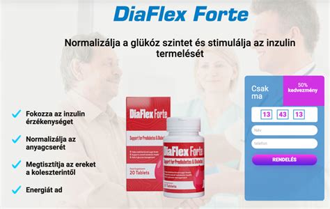 Diaflex Forte Az Egészséges Vércukorszintért Glükóz Szabályozás