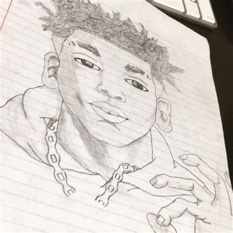 Nle Choppa Drawings Sketches Wallpaper