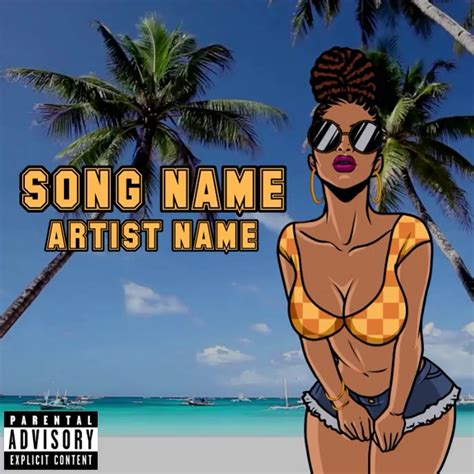 Plantilla De Album Cover Beach Babe Postermywall