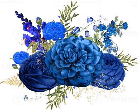 Bouquet Of Watercolor Flowers