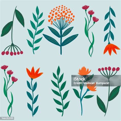 Colorful Floer Stock Illustration Download Image Now Abstract Antique Art Istock