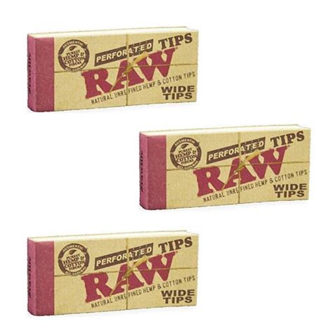 Raw Classic Perforated Wide Tips 50bx