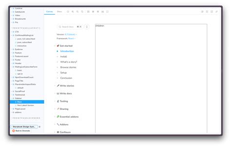 How To Build Connected Components In Storybook