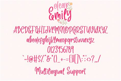 Dear Emily Cute Handwritten Font By Dmletter Thehungryjpeg