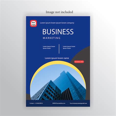 Premium Vector Psd Corporate Business Flyer Template