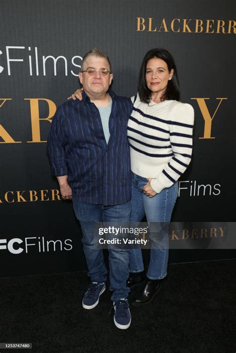 Patton Oswalt And Meredith Salenger At The Premiere Of Blackberry