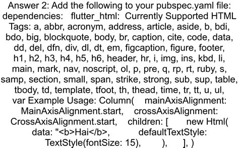 How To Display Html Text In Flutter