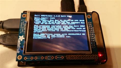 Configuring The Pitft Kali Linux On The Raspberry Pi With The Pitft