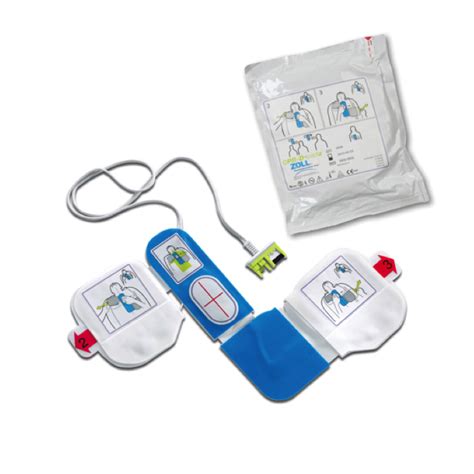 Cpr D Padz One Piece Electrode Pad With Real Cpr Help For Zoll Aed Plus And Zoll Aed Pro