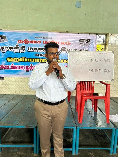 Stressmanagement Lecturesucess Mohamed Riyaz B