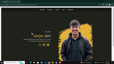 finished my salesforce project with lightning web components aarjav jain posted on the topic