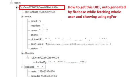 Angular How To Get The List Of Users And Also Their Uid From The