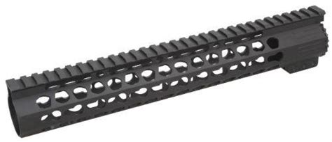 12 Inch Free Float Slim Keymod Rail With Steel Barrel Nut Usa