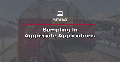 Sampling In Aggregate Applications Mclanahan