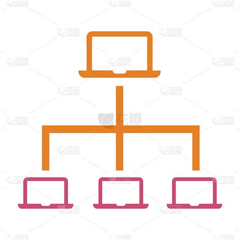 电脑，连接，网络图标