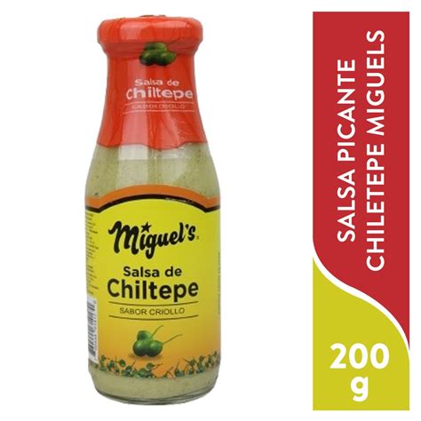 Salsa Picante Miguels Chiltepe 200g