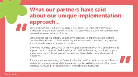 Matt Hooey On Linkedin The Barnardos Australia Practice Framework Has Provided A Year Filled With