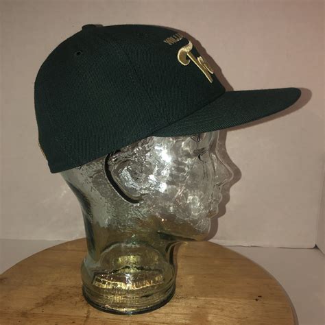 Vintage Ncaa William And Mary Tribe New Era Script Wool Hat Cap Size 7