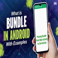 Bundle In Android With Example GeeksforGeeks Videos